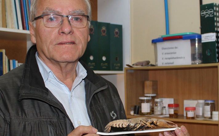Dr. Erich Rudolph entrega al MHNV colección de Camarones de ríos ...